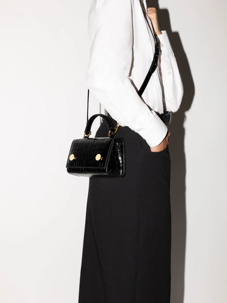 Munchkin in Embossed croc Black – RSVP Paris